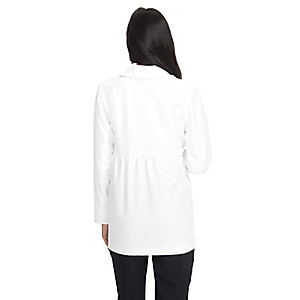 KOI Betsey Johnson B403 Women's Juniper Lab Coat White L