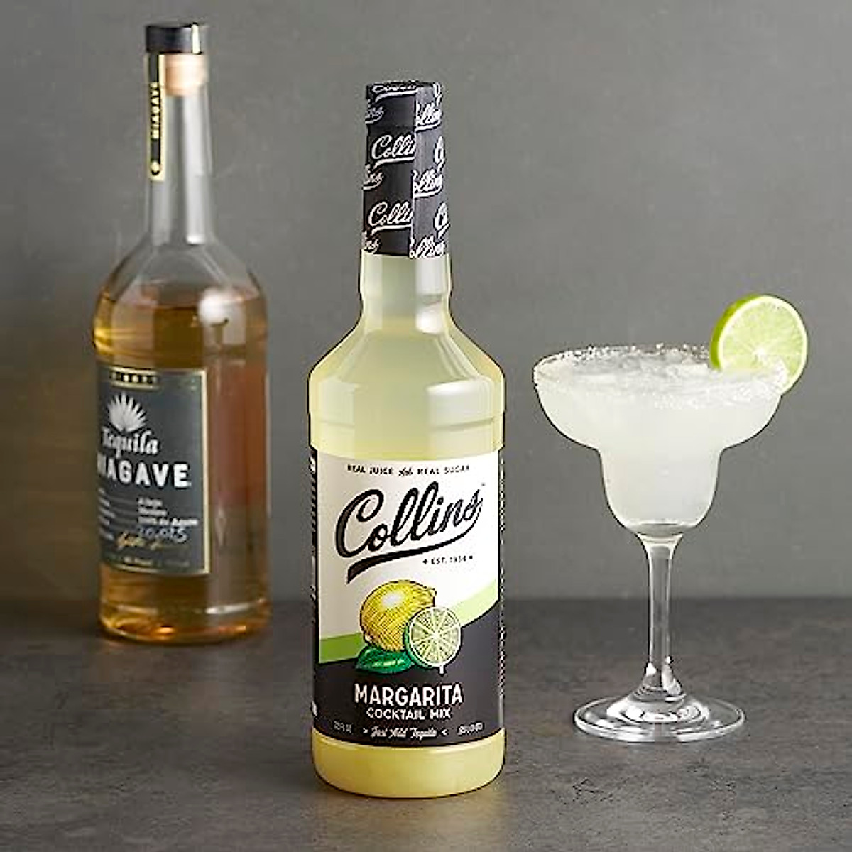 Collins Margarita Mix | Made With Lime, Lemon and Orange Juice With Natural Flavors | Cocktail Recipe Ingredient, 32 fl oz