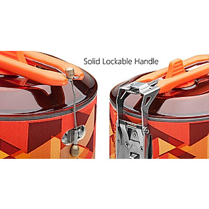 Fire Maple X2 Cooking System Portable Backpacking Camping Stove Camping Pot with Piezo Ignition