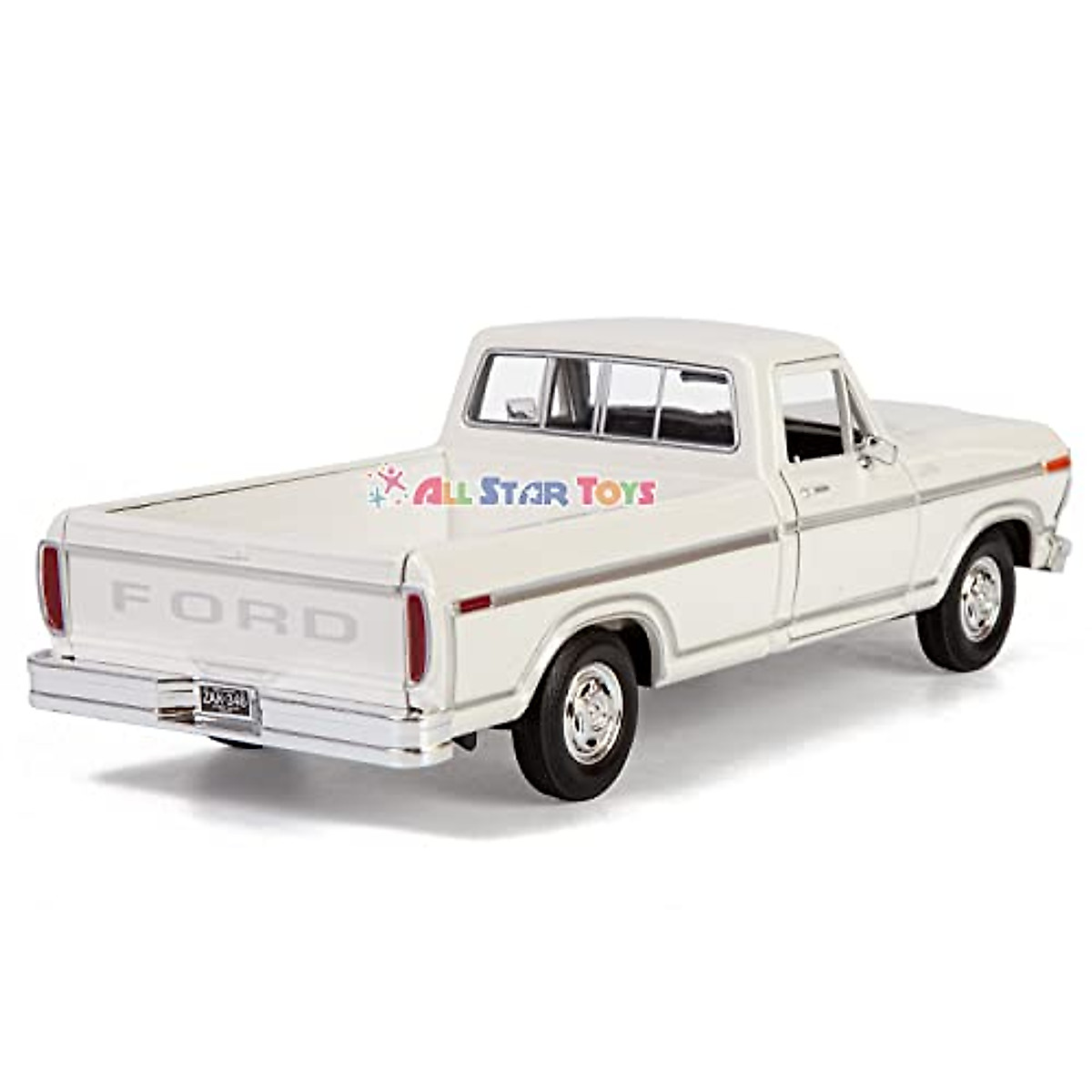 Motormax 1979 Ford F-150 Pickup Classic F150 Pick Up Truck 1:24 Diecast Collectible Model Car White 79346 All Star Toys Exclusive