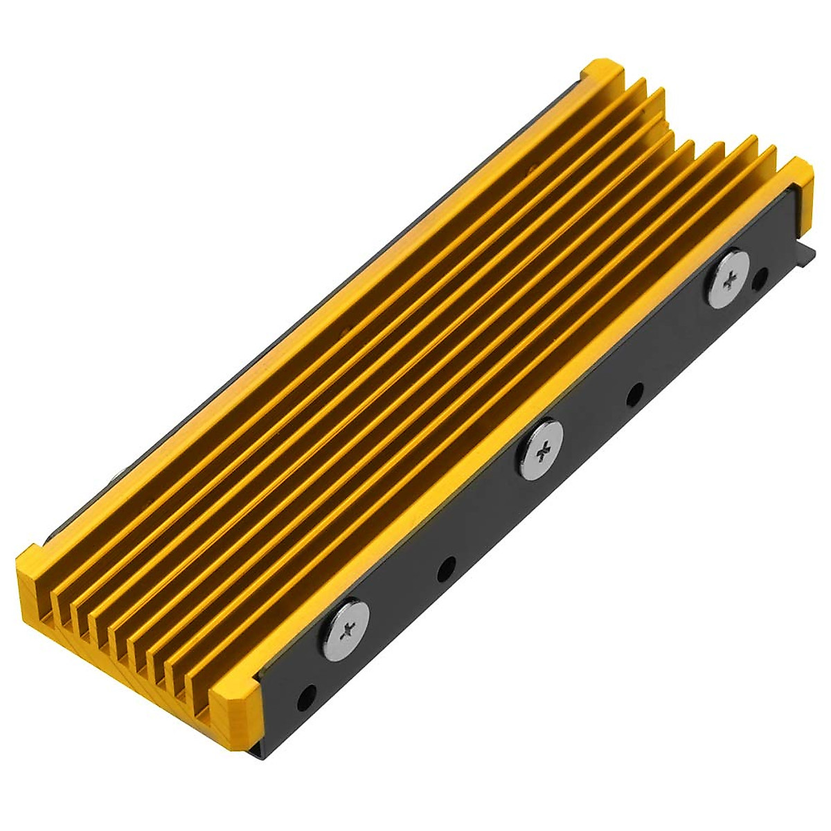 NVMe Heatsinks for M.2 2280mm SSD Double-Sided Cooling Design（Gold）