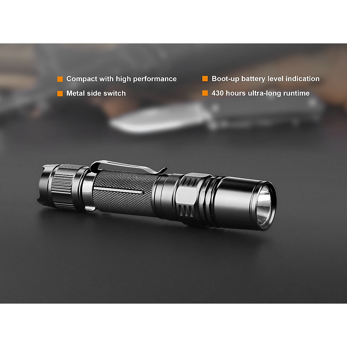 FENIX Unisex PD35 V2.0 Torch, Black,Small