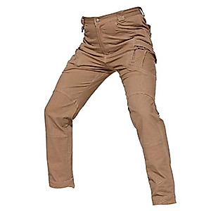 MNXOIA Military Tactical Cargo Pants Men Special Forces Combat Army Pants Sp ex Stretch Pockets Cotton Trousers Gray XL