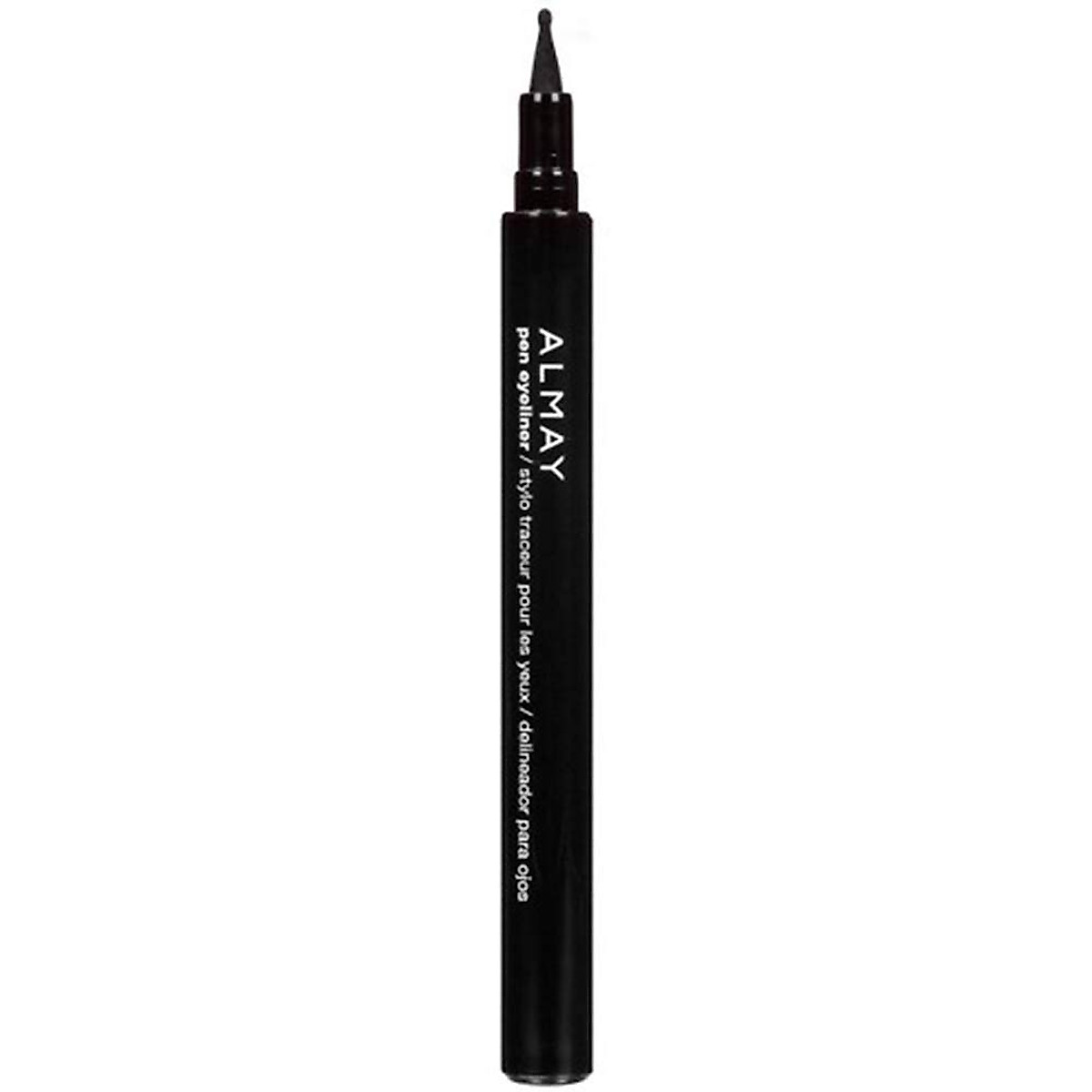 Almay Pen Eyeliner Eye Liner Ball Point Tip, 208 Black (Pack of 2)