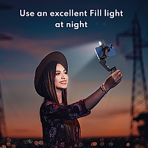 STARTRC OM Fill Light for DJI OSMO Mobile 6/OM 5/OM SE/OM4 SE/Insta360 Flow,Magnetic Fill Light Compatible with DJI Osmo Gimbal Stabilizer Accessories