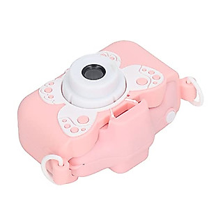 Kids Camera, Pink Cartoon 20MP Digital Video Camera for Children, Child Camera for Photo Game Outdoor