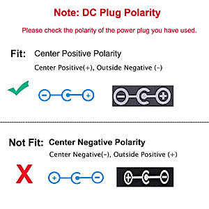 6V 3A Power Supply, COOLM AC 100-240V to DC 6 Volt 3amp 3000mA Power Adapter Transformer 18 Watt Max Chrager 18W Compatible with Proform Cardio Crosstrainers Razor Model 6V 2.5A