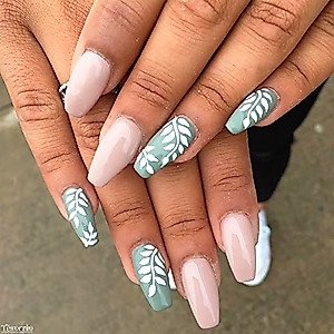 Gel Polish Design Nail Art Stamper - 12Pcs Stamp for Nails Plate Set Stamp Tool for Nails Flower Beauty Butterfly Stamps for Slow Drying Nail Polish - Manicure Set Art Kit