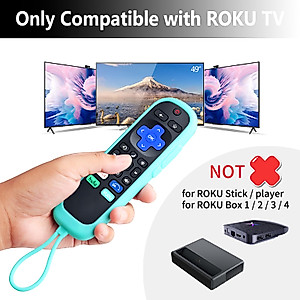 EFGWXYZ 2 Pack Replacement Remote Control Compatible with Roku TV (R-heng-NDHV)