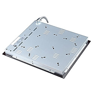 Empava 24-Inch Electric Radiant Cooktop 4 Burners Stove Top 6400W with 1-99 Minutes Timer and 9 Heating Levels Smooth Glass Surface in Black, 24 Inch