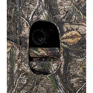 Browning Evade Tent Hunting Blind Featuring 180 Degree Windows with Shoot Through Mesh and Silent Open, Silent Magnetic Door System, and Brush Loops, Mossy Oak Country DNA