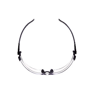 Allen Company Keen Shooting Safety Glasses - Eye Protection for Men and Women - Black and Gray - ANSI Z87.1+ and CE Rated - Clear Lenses / Yellow Lenses