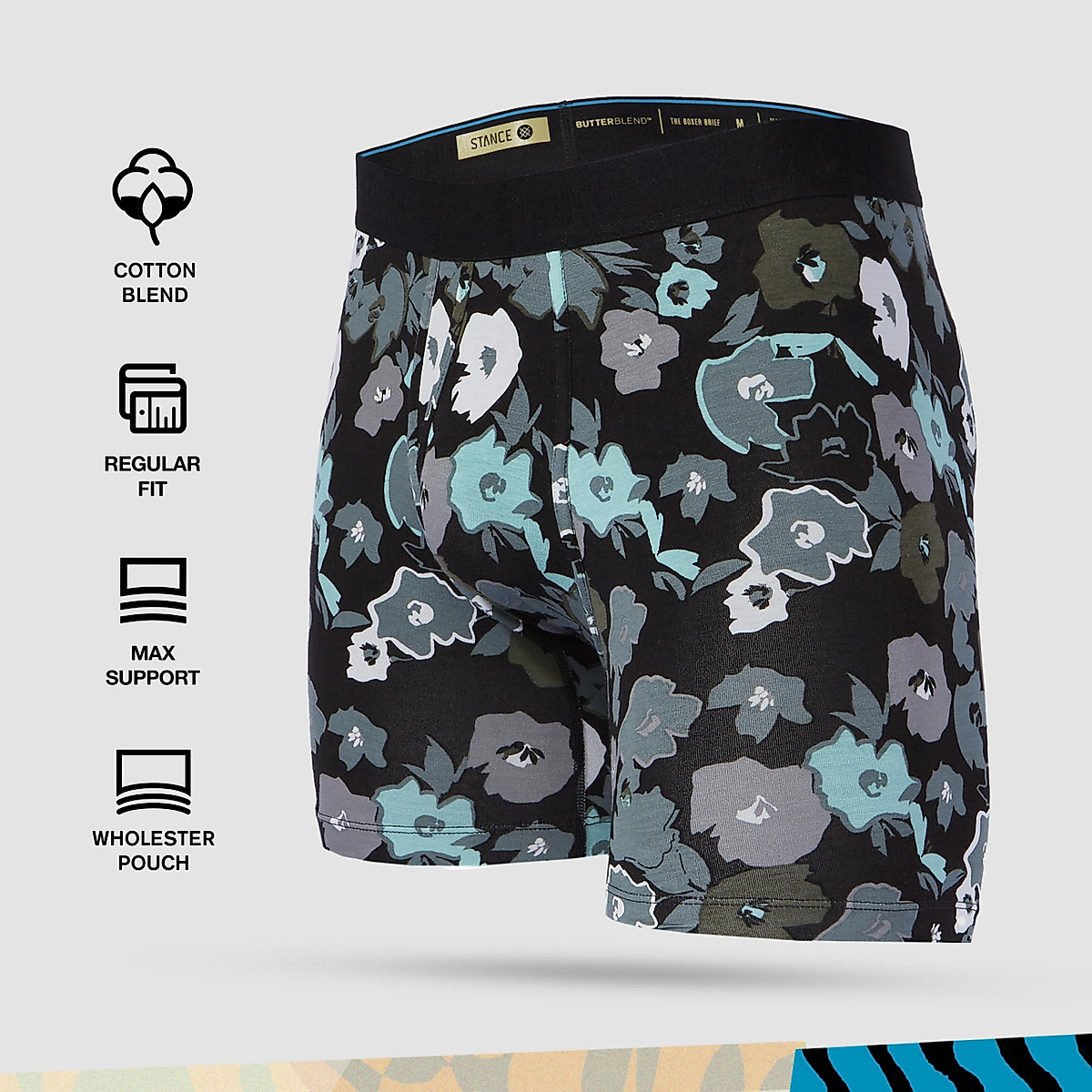 Stance Flower Beds Wholester (X-Large) Black