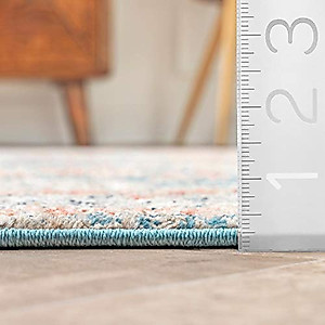 nuLOOM Chanda Persian Vintage Area Rug, 4' x 6', Blue