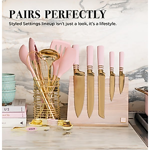 Pink Magnetic Measuring Spoons Set - 8-Piece Dual-Sided Stainless Steel Spoons, Stackable and Spice Jar Friendly – Stylish Pink Kitchen Accessories for Cooking and Baking