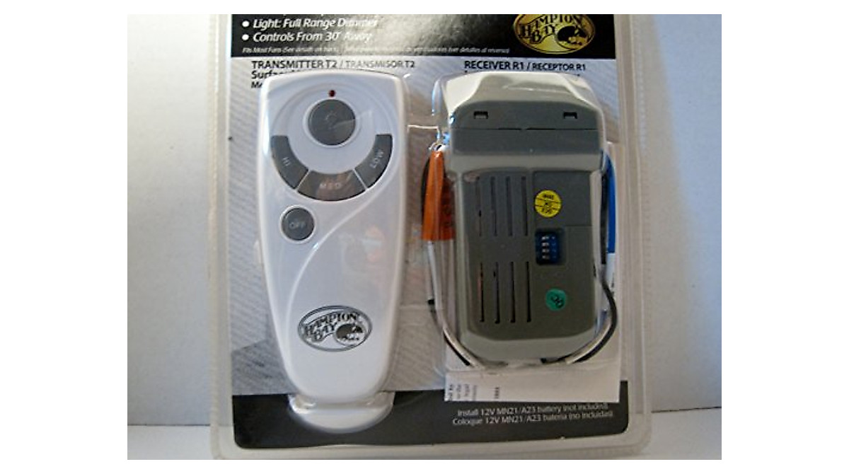 Hampton Bay Portable Ceiling Fan Remote Control - Easy & Wireless
