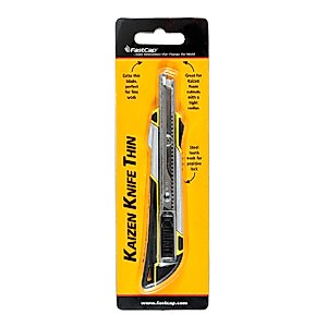 FastCap Kaizen Knife Thin - Ultra-Precision Contour Cutting Utility Knife with Comfort Grip and Retractable Safety Blade for Kaizen Foam