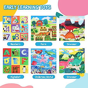 URMYWO Baby Tissue Box Toy - Montessori Baby Toys for 6-12 Months 1 Year Old Boy Girl - Soft Crinkle Sensory Toys for Infant Toddlers - Easter Basket Essentials Stuffers - Baby Boy Girl Gifts