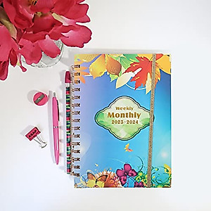 Cabilock 2023 Agenda Book Note Pads Portable Planner Books Planners 2023 Planner Weekly and Monthly Academic Notebook Schedule Planner Daily Planner 2023 Paper Coil Office Calendar Book