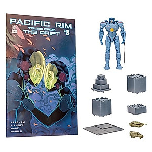 Pacific Rim McFarlane Toys Gipsy Danger (Jaeger) 4" Scale Figure Playset with Comic