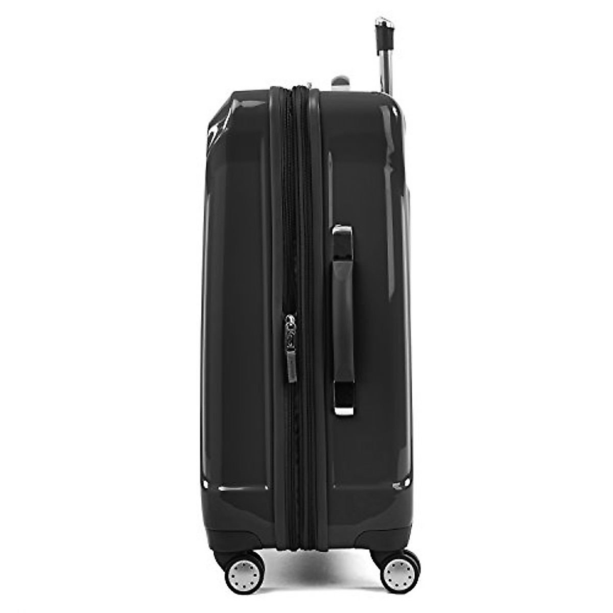 Atlantic Luggage Atlantic Ultra Lite Hardside Expandable Spinner, Jade Black, Checked Medium