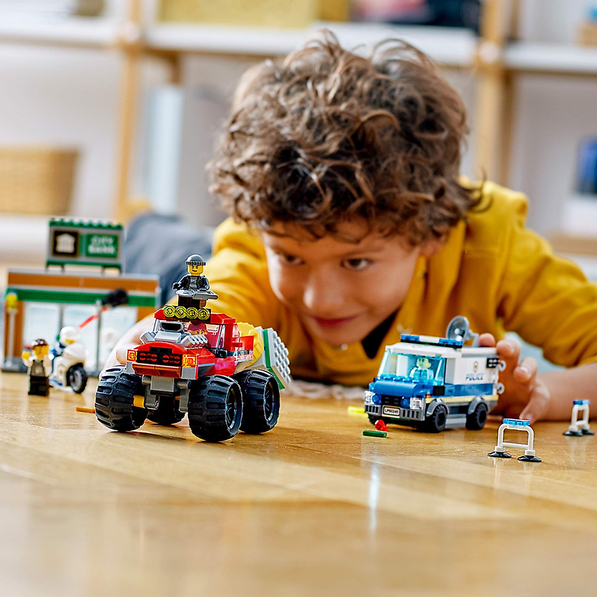 LEGO City Police Monster Truck Heist 60245 Police Toy, Cool Building Set for Kids (362 Pieces)