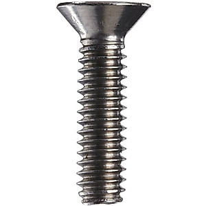 Small Parts Stainless Steel Machine Screw, Plain Finish, Flat Head, Phillips Drive, 1/4" Length, #0-80 Threads (Pack of 100)