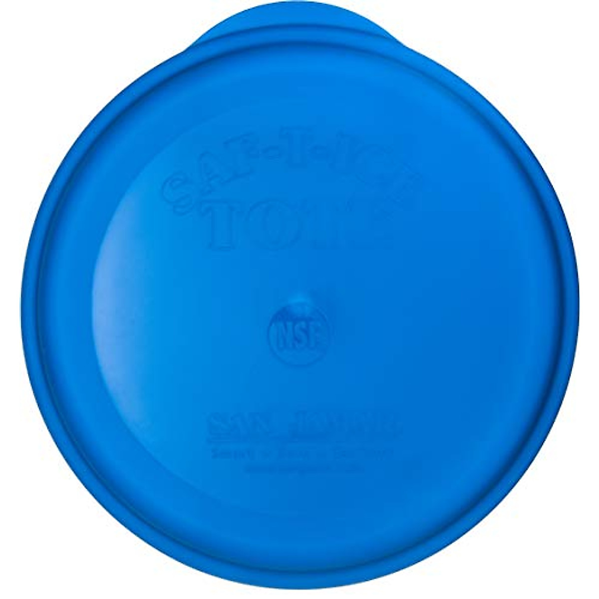 San Jamar-SI6500 Saf-T-Ice Commercial Ice Tote Snap-Tight Lid - Blue, 1 Count (Pack of 1)