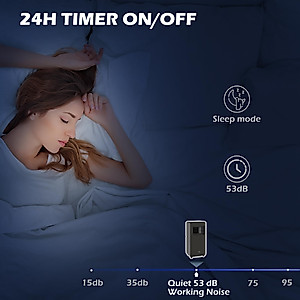 HOMCOM 8000 BTU Portable Air Conditioner for Rooms Up to 345 Sq. Ft., 5-in-1 AC Unit with Dehumidifier, Cooling Fan, Auto, Sleep & Remote, 24H Timer On/Off, Window Installation Kit, Black