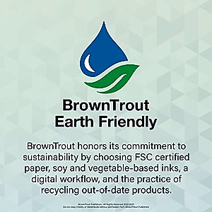 Beaches | 2023 6 x 7.75 Inch Spiral-Bound Wire-O Weekly Engagement Planner Calendar | New Full-Color Image Every Week | BrownTrout | Travel Nature Tropical