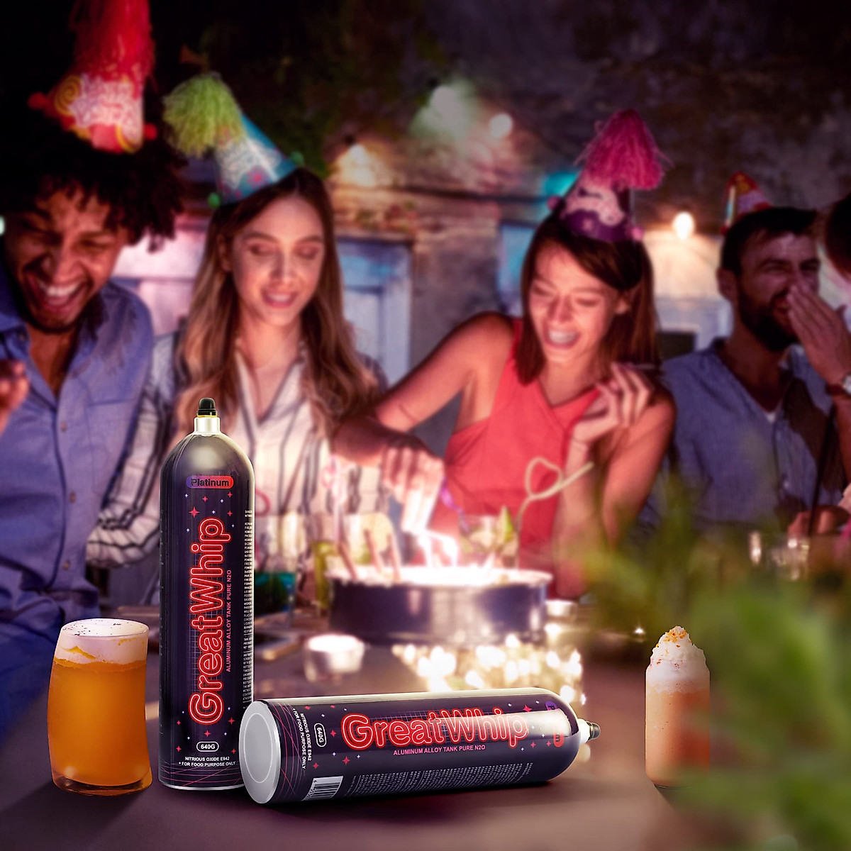 640g Whipped Cream Chargers Cylinders