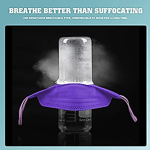 Supsiah 50PCS Individual Packs 3D 4 LAYER disposable face masks, 5-Different Gradient Colors Design, Breathable, Comfortable Protection