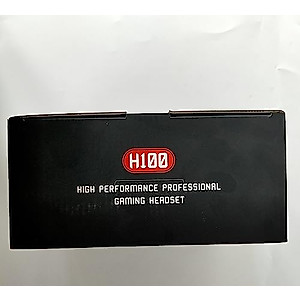 Donerton Gaming Headset, Over-Ear Gaming Headphones with Noise Canceling Mic, Stereo Bass Surround Sound, Soft Memory Earmuffs LED Light PS4 Gaming Headset Compatible with PC, Laptop, PS4, PS5, Red