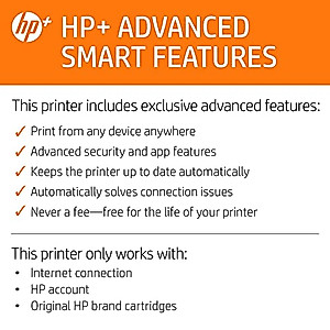 HP Laserjet Pro MFP 4101fdwe Wireless Black & White Printer, Print scan Copy fax, Auto 2-Sided Printing, 42 ppm, 512 MB, Smart Office Features and Fax, Bundle with JAWFOAL Printer Cable