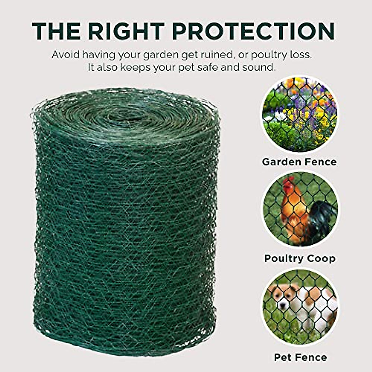 SLS SUPPLY FLORA - Green Florist Netting, Customizable Floral Wire, Steel Wire Mesh Roll, Versatile and Durable Garden Netting, Essential Floral Arrangement Supplies, 12 inches x 150 feet
