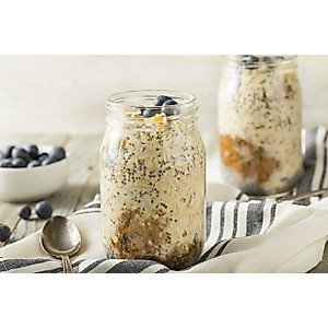 16oz Glass Mason Jars with lids Set of 12- wide mouth - Airtight Band + Marker & Labels - Canning Jars with Lids, Ideal for candle jars, Spice Jars, Wedding Favors, Meal Prep, Jelly Jar, Jam, Honey,