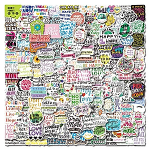 200 Pcs Inspirational Stickers,Motivational Stickers,Vision Board Stickers,Positive Stickers for Teens Adults,Stickers for Journaling,Journal Sticker Pack,Scrapbooking,Journaling,Personalized Decals