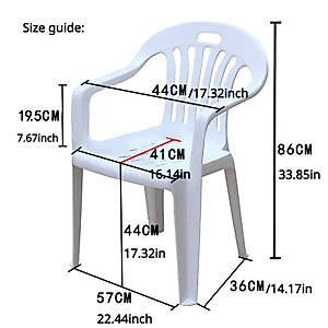 Gydream Stretch Garden Chair Cover,Solid Spandex Lawn Patio Furniture Cover,Deep Seat Dining Chair Covers for Patio Garden Beach Chair (White,85x57x50cm(33x22x20inch))