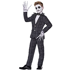 Spirit Halloween Kids The Nightmare Before Christmas Jack Skellington Suit Costume - L
