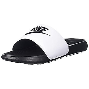 Nike Men's Victori One Slide Mix White/Black-Black (DD0234 100) - 9