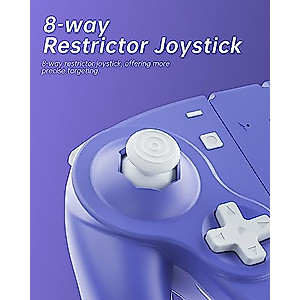 tenlox DOYOKY Joypad Controller for Switch/Switch OLED, Retro Gamecube Style Wireless Replacement, Switch Controllers with Replaceable Thumbsticks/Map Button/Turbo/6-Axis Gyro/Vibration