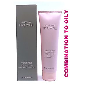 Mary Kay Timewise Age Minimize 3D 4-in-1 Cleanser Combination to Oily Skin (4.5 oz) (088998)
