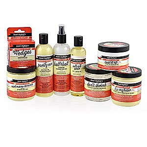 Aunt Jackie's Flaxseed Recipes Don't Shrink Elongating Hair Curling Gel for Natural Curls, Coils and Waves, Helps Prevent Dryness and Flaking, 18 oz