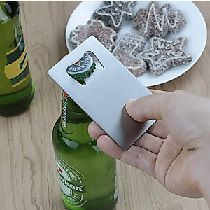 Wekioger Credit Card Bottle Opener for Your Wallet, 6 Packs