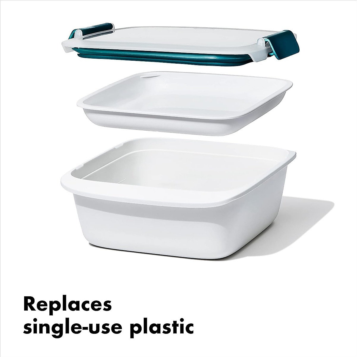 OXO Good Grips Prep & Go 6.3 Cups Salad Container (Pack of 4) Leakproof Food Storage