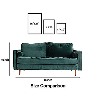 Custom Canvas Prints With Your Photos for Pet Family Photo Prints Personalized Canvas Framed Wall Art (Wood Black, 10" x 8")