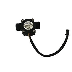 GREDIA Digital LCD Display Quantitative Controller Water Control + 1/2" Hall Effect Flow Sensor Flowmeter