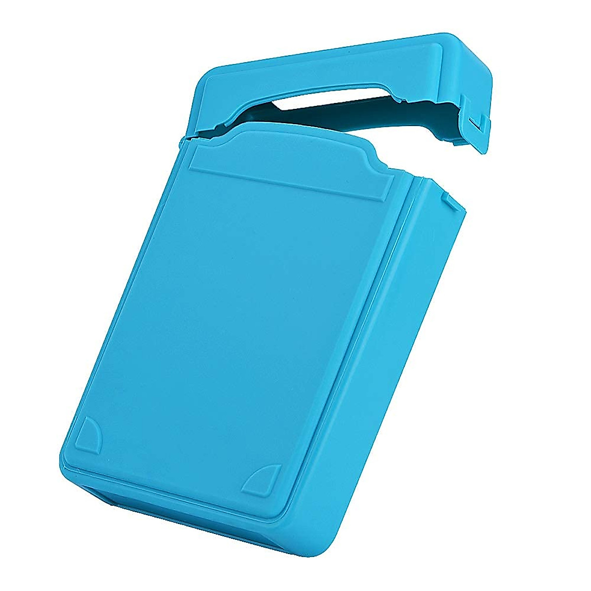 Portable 3.5 Inch HDD Case,Acogedor Professional Premium Anti-Static Hard Drive Disk Box for 3.5 Inch HDD Storage Moistureproof Dustproof Shockproof (Blue)