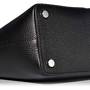 Michael Michael Kors Bedford Medium Top Zip Pocket Tote Black/Black One Size