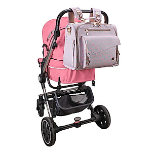 ALLCAMP OUTDOOR GEAR Diaper Bag Backpack Large, Support Baby Stroller, Converted Into a Tote Bag